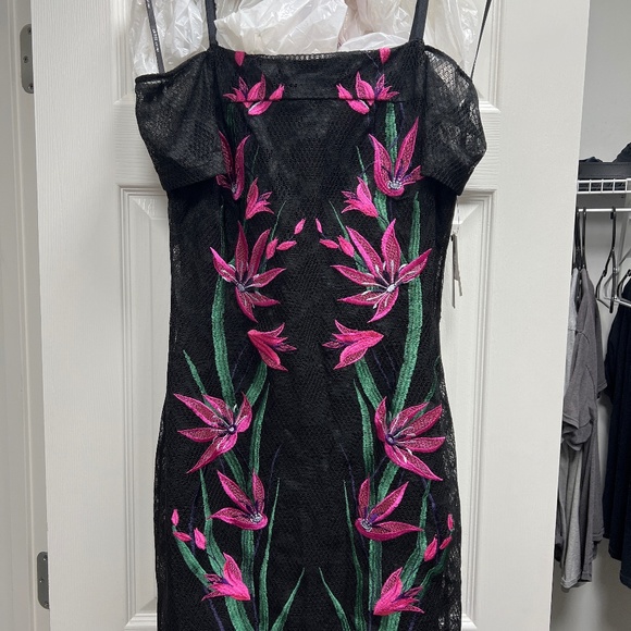 Guess | Dresses | Guess Embroidered Off Shoulder Cocktail Dress | Poshmark